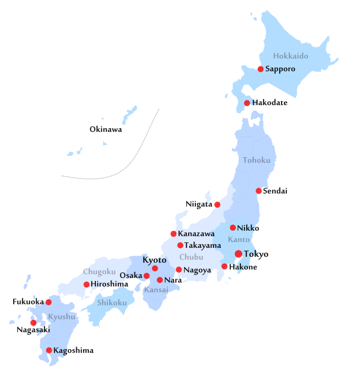 Destinations in Japan | TABIJIKAN - Travel Japan - | page 1